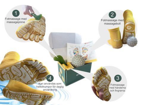 Strumpor för reflexologi och zonterapi - Foot Point